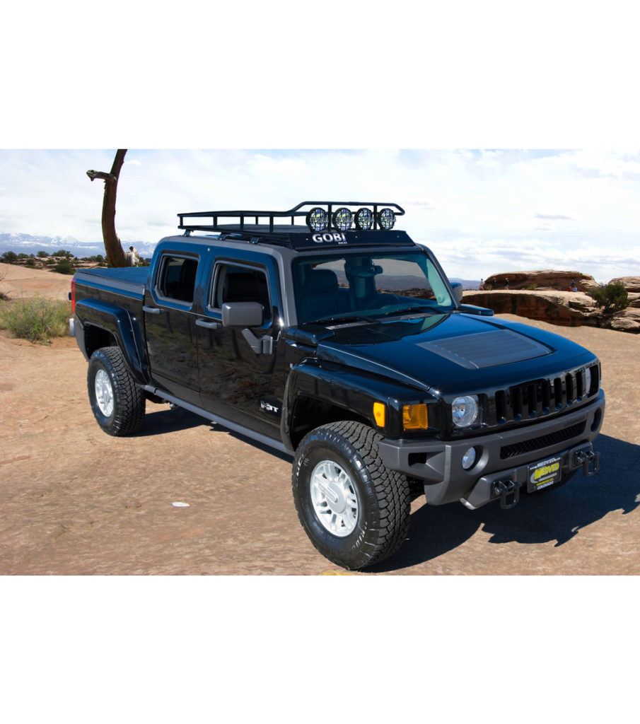 GOBI Hummer H3T Ranger Rack No Sunroof Multi-Light Setup