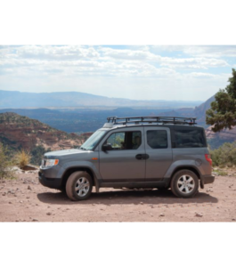 GOBI Honda Element Ranger Rack With Sunroof Multi-Light Setup