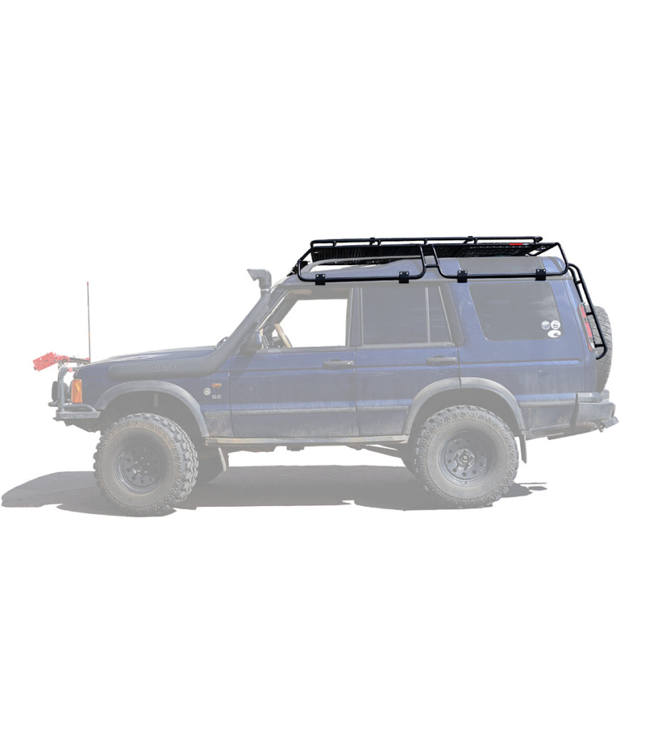 GOBI Land Rover Discovery II Stealth Rack Lightbar Setup No Sunroof
