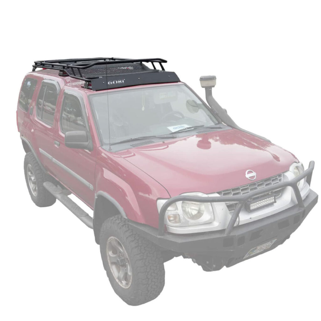 GOBI Nissan Xterra Stealth Rack (05-15) Multi-Light Setup No Sunroof