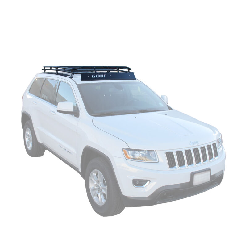 GOBI Jeep Cherokee WK2 Stealth Rack No Sunroof Multi-Light Setup