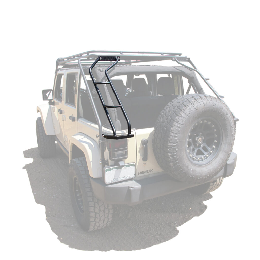 GOBI Jeep Wrangler JK Rear Ladder - Passenger Ladder