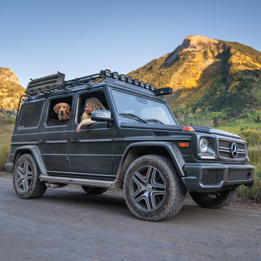 GOBI Mercedes G-Wagon Stealth Rack Multi-Light Setup With Sunroof