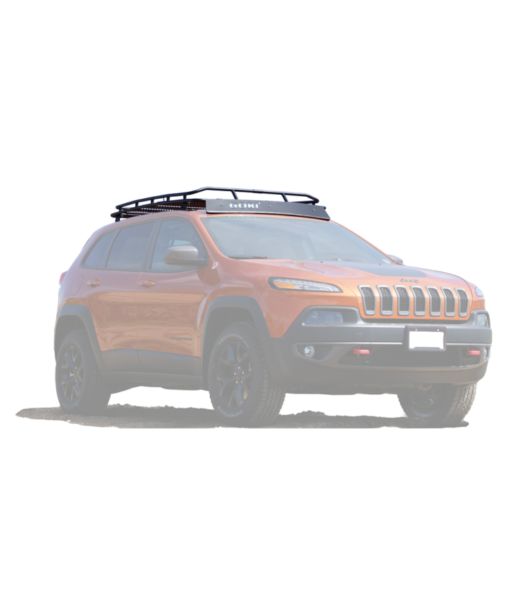 GOBI Jeep Cherokee KL Stealth Rack No Sunroof Multi-Light Setup