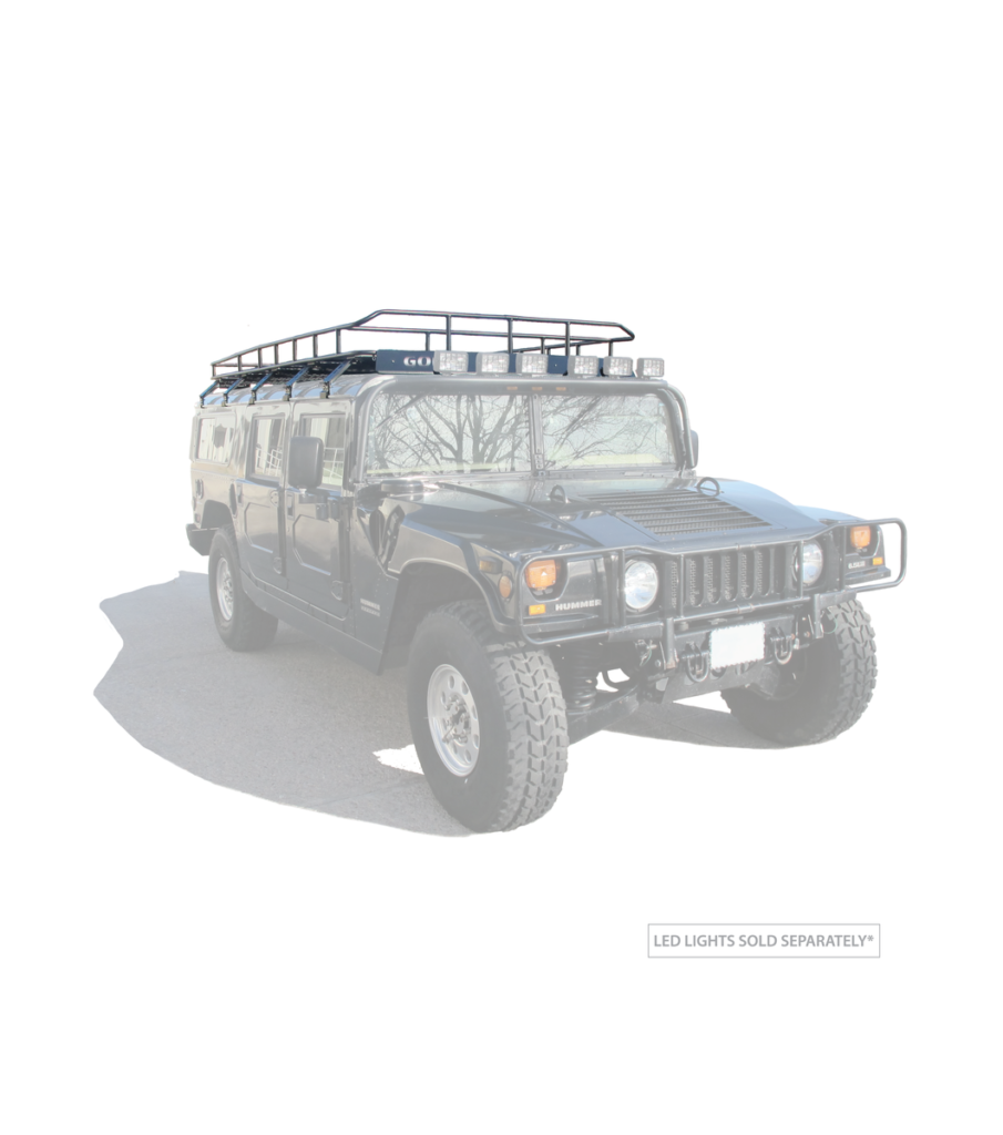 GOBI Hummer H1 Wagon Ranger Rack No Sunroof Multi-Light Setup