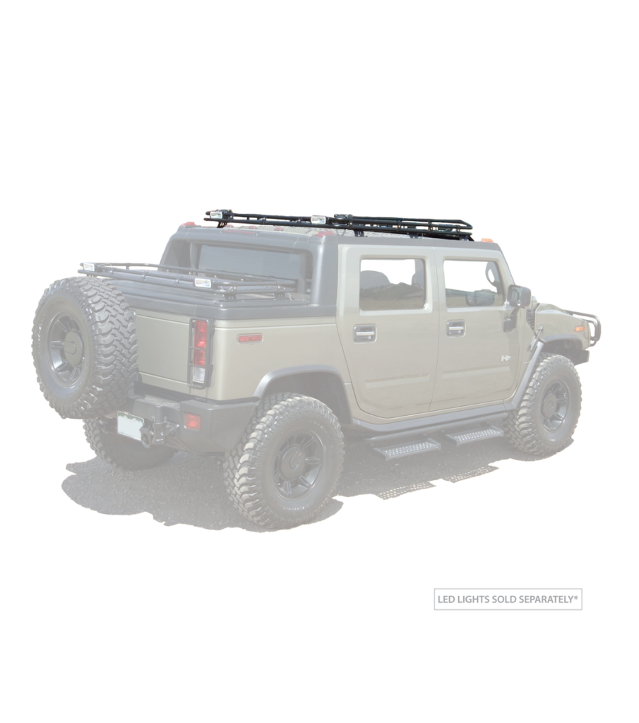 GOBI Hummer SUT Stealth Rack No Sunroof Multi-Light Setup