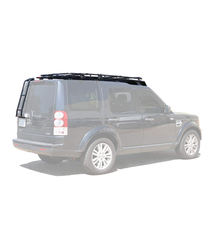 Land Rover LR4 Stealth Rack With Sunroof Lightbar Setup | GOBI
