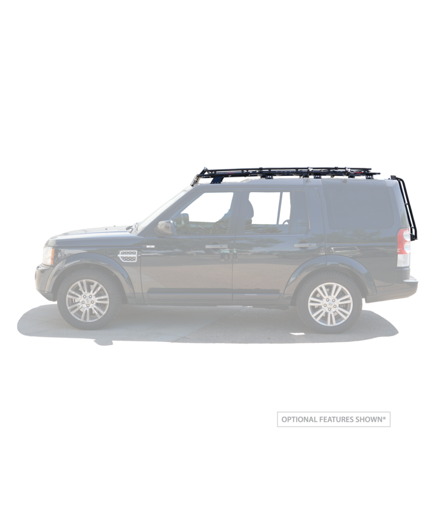 Land Rover LR4 Stealth Rack With Sunroof Multi-Light Setup | GOBI