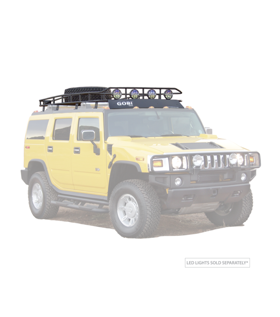 GOBI Hummer H2 Ranger Tire Carrier Rack With Sunroof