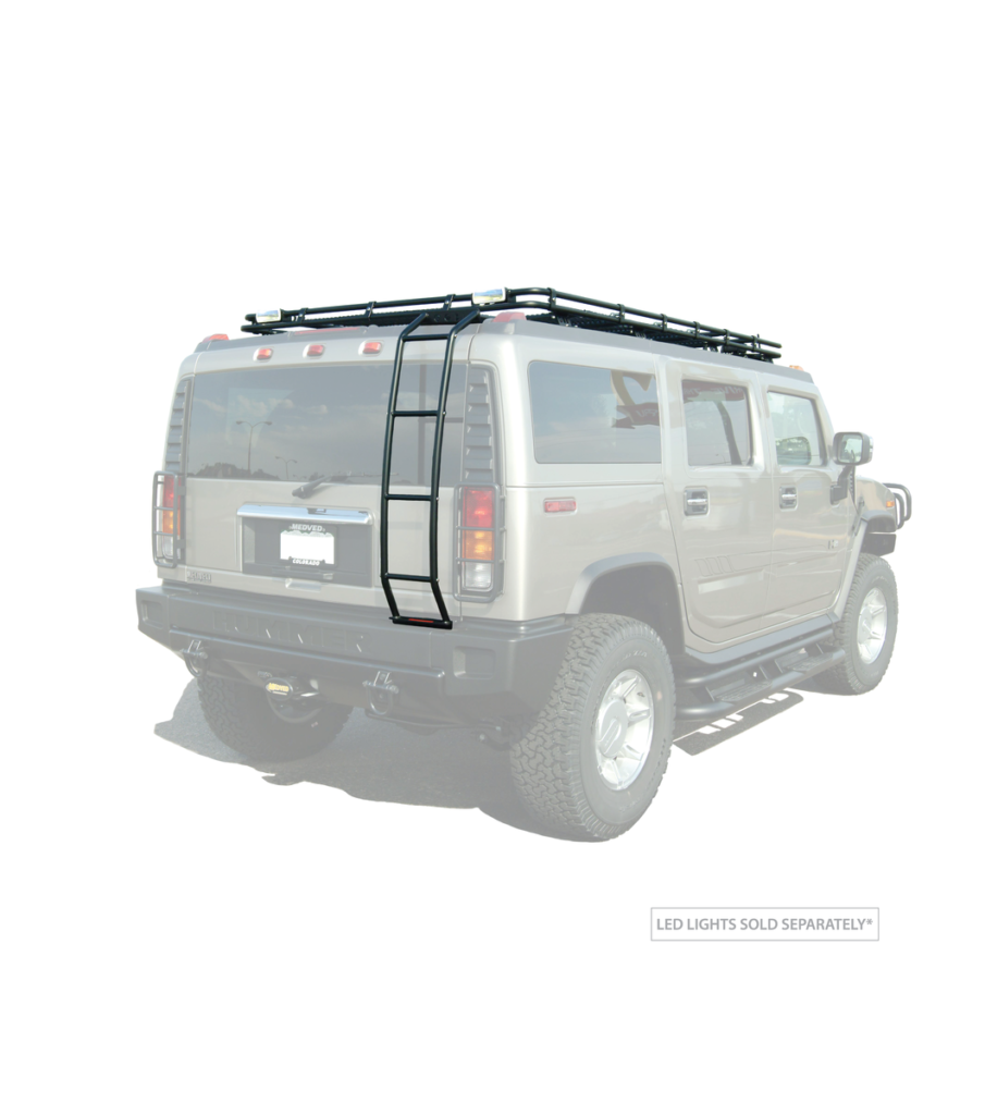 GOBI Hummer H2 Stealth Rack With Sunroof Multi-Light Setup