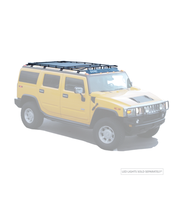 GOBI Hummer H2 Stealth Rack No Sunroof Multi-Light Setup