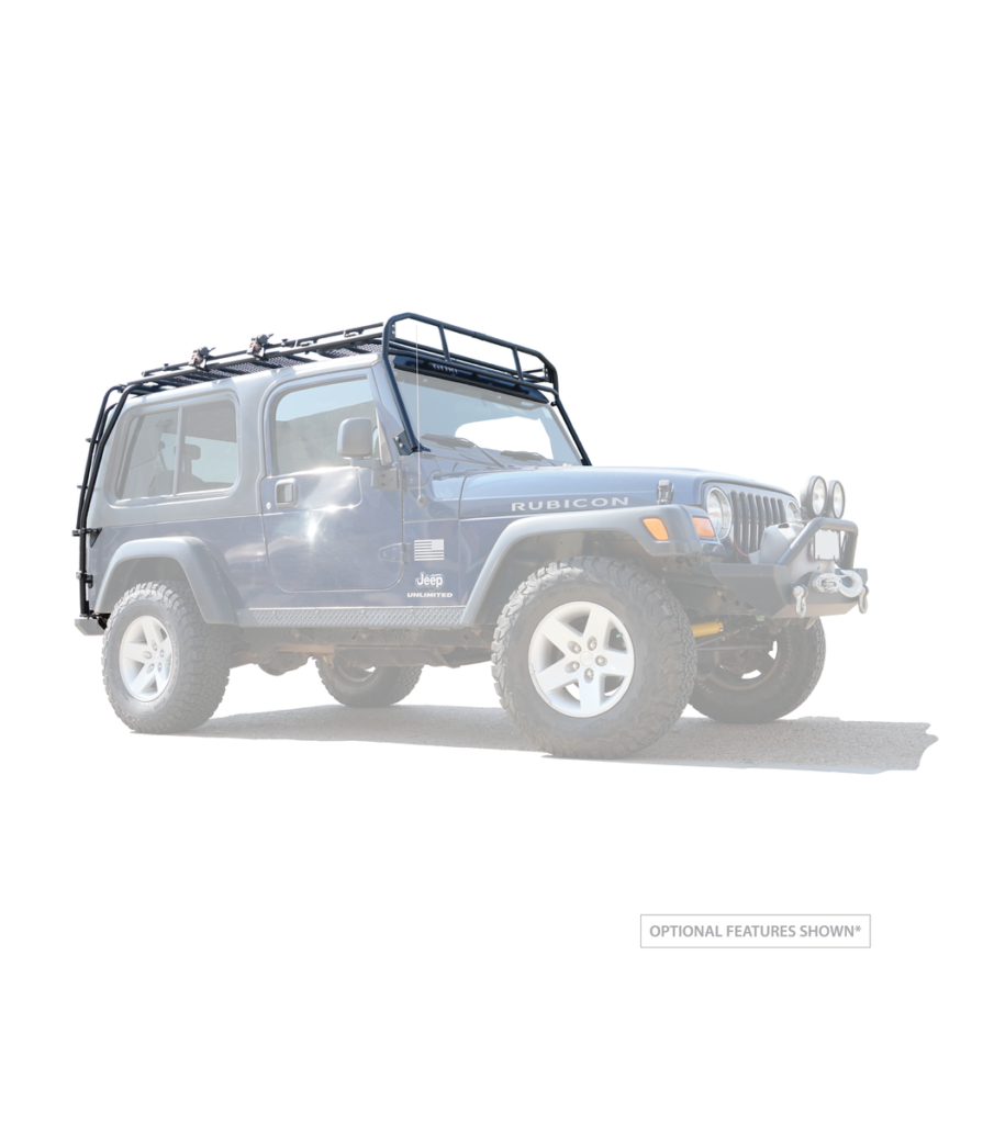 GOBI Jeep TJU Ranger Rack With Sunroof Multi-Light Setup
