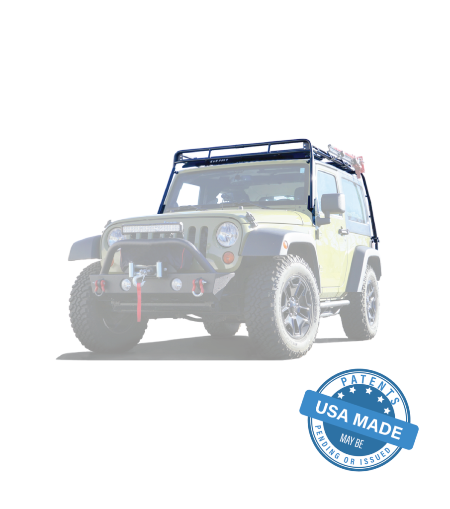 GOBI Jeep JK 2Door Stealth Rack Multi-Light & 50" LED Setup
