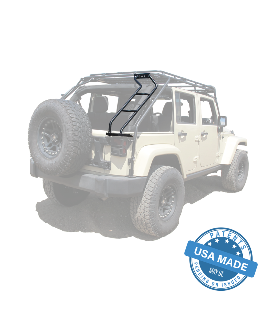 GOBI Jeep Wrangler JK45 Slantback Ladder - Passenger Side