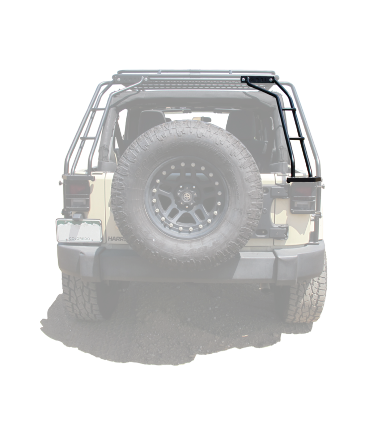 GOBI Jeep Wrangler JK45 Slantback Ladder - Passenger Side
