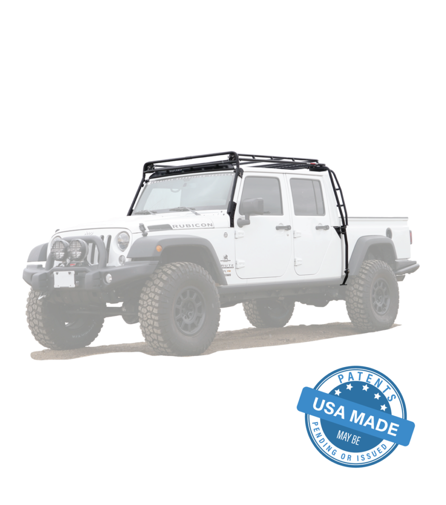 GOBI Jeep AEV Brute Stealth Rack Lightbar Setup With Sunroof