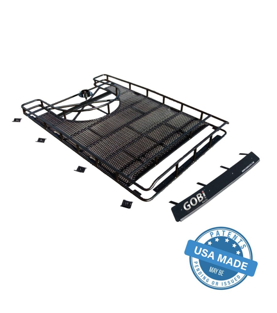 GOBI Hummer H2 Ranger Tire Carrier Rack No Sunroof Multi-Light Setup