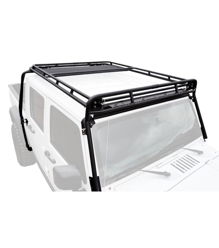 GOBI Jeep AEV Brute Stealth Rack Multi-Light Setup With Sunroof