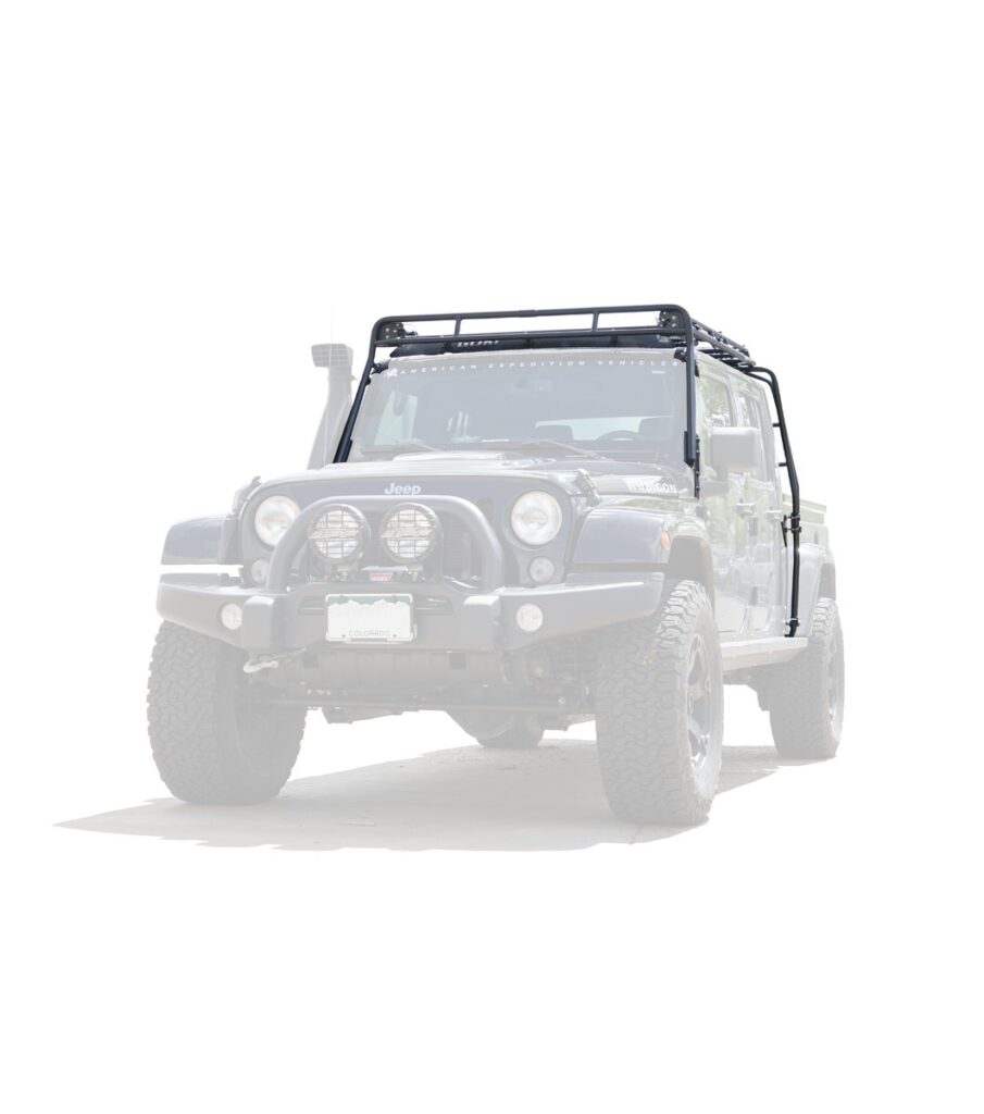 GOBI Jeep AEV Brute Stealth Rack Multi-Light Setup With Sunroof