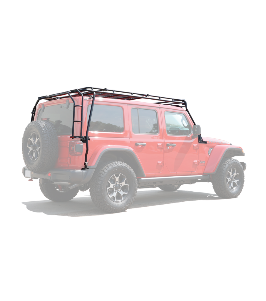 Jeep JL 4Door - Stealth Roof Rack 40" Light Bar Setup | GOBI Racks