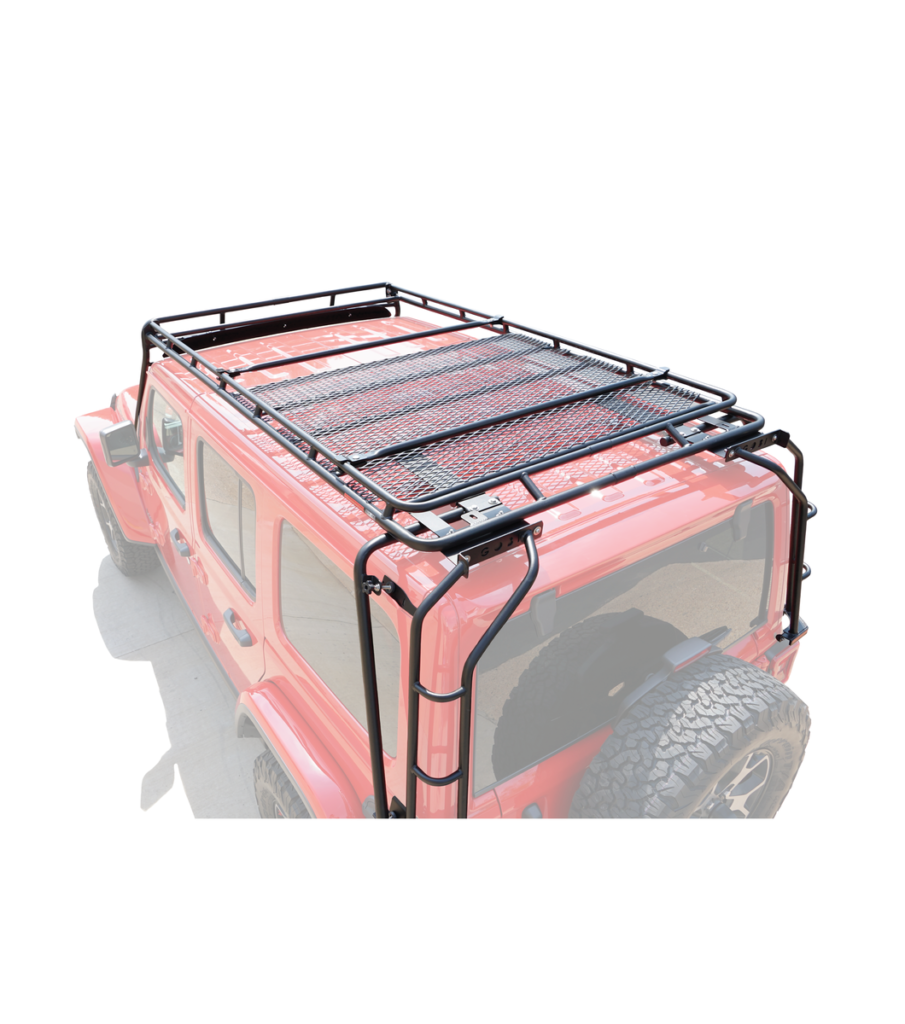 Jeep JL 4Door - Stealth Roof Rack 40" Light Bar Setup | GOBI Racks