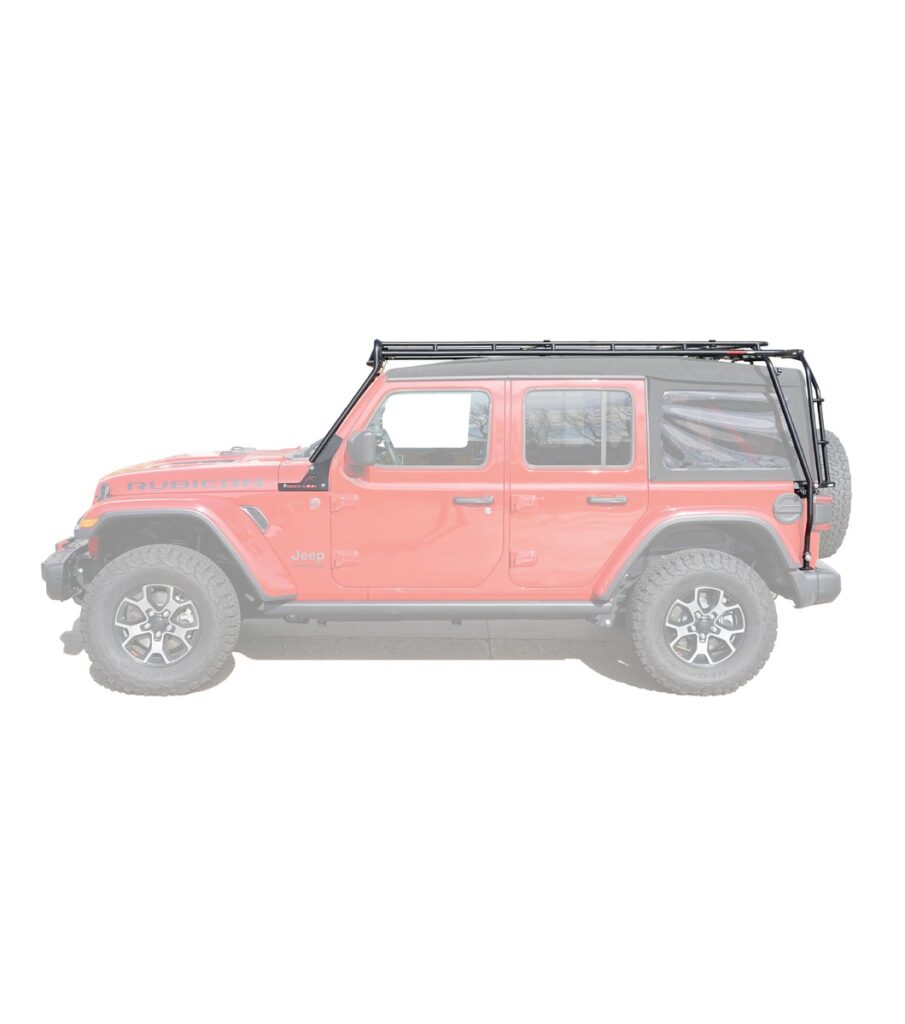 Jeep JL 4Door - Stealth Roof Rack 40" Light Bar Setup | GOBI Racks