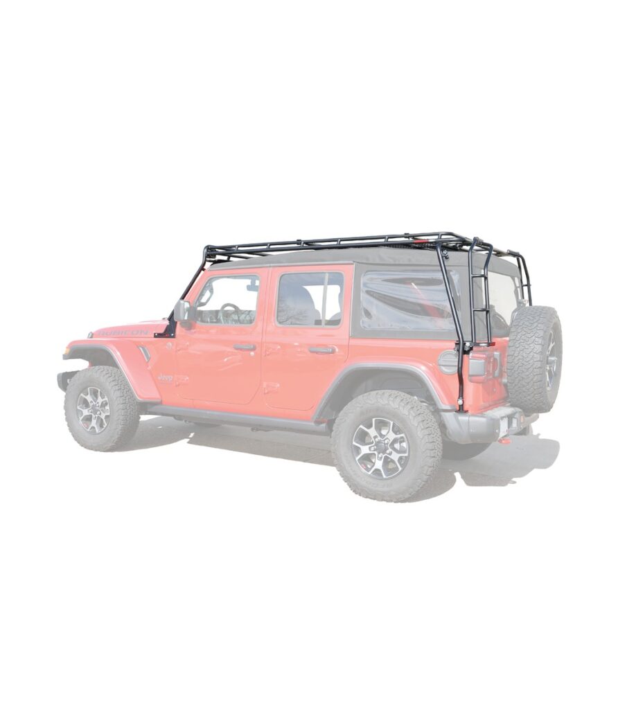 Jeep JL 4Door - Stealth Roof Rack 40" Light Bar Setup | GOBI Racks