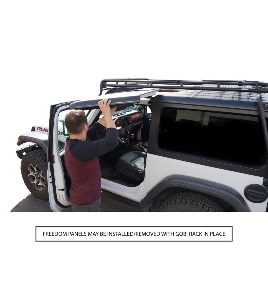 GOBI Jeep Wrangler JL 2Door Stealth Rack Multi-Light & 50" LED Setup