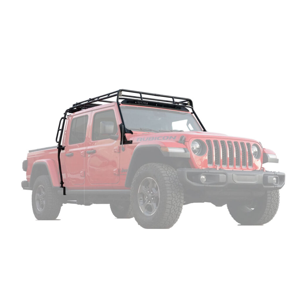 GOBI Jeep Gladiator Stealth Rack Multi-Light Setup With Sunroof