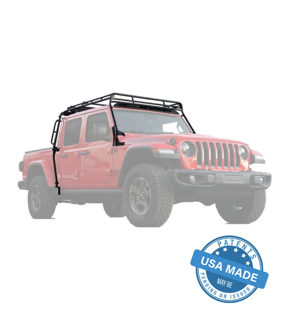 GOBI Jeep Gladiator Stealth Rack Multi-Light Setup With Sunroof
