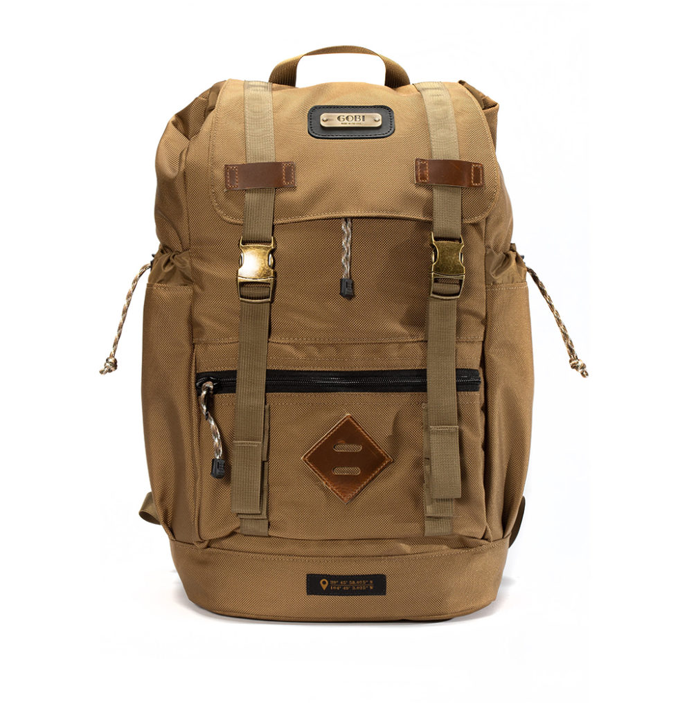 Getaway Backpack Coyote with Tan Webbing - GOBI Racks
