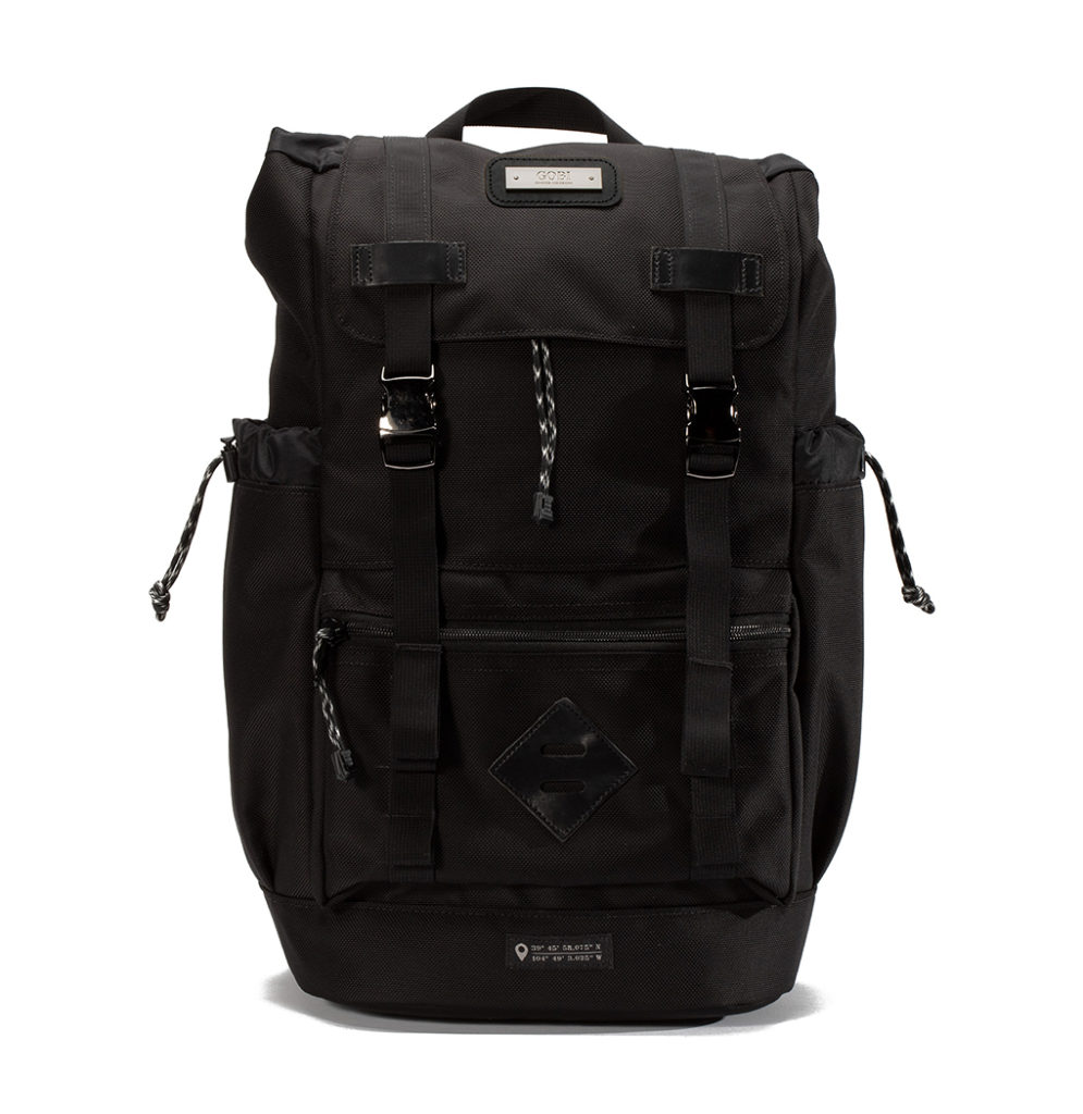 Getaway Backpack Gun Metal Blue with Tan Webbing - GOBI Racks