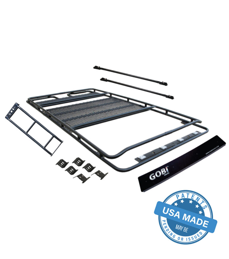 Land Rover LR4 Stealth Rack With Sunroof Lightbar Setup | GOBI