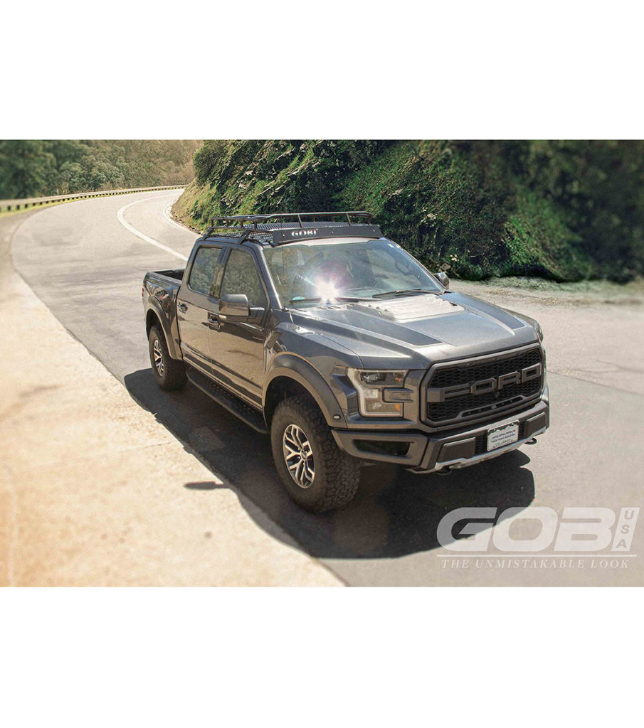 Ford F150 Ranger Rack Multi-Light Setup With Sunroof | GOBI Racks