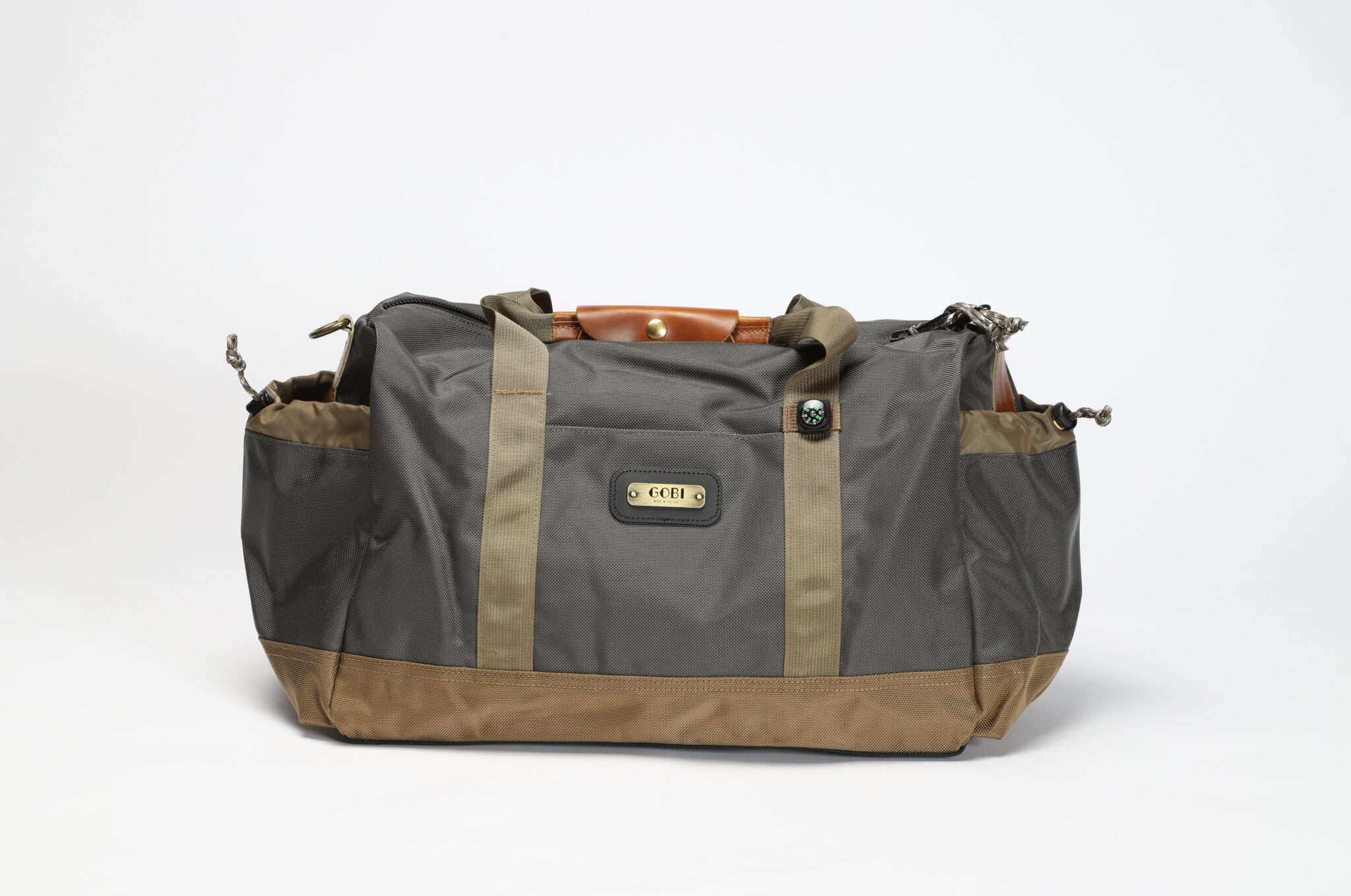 Getaway Backpack Gun Metal Blue with Tan Webbing - GOBI Racks