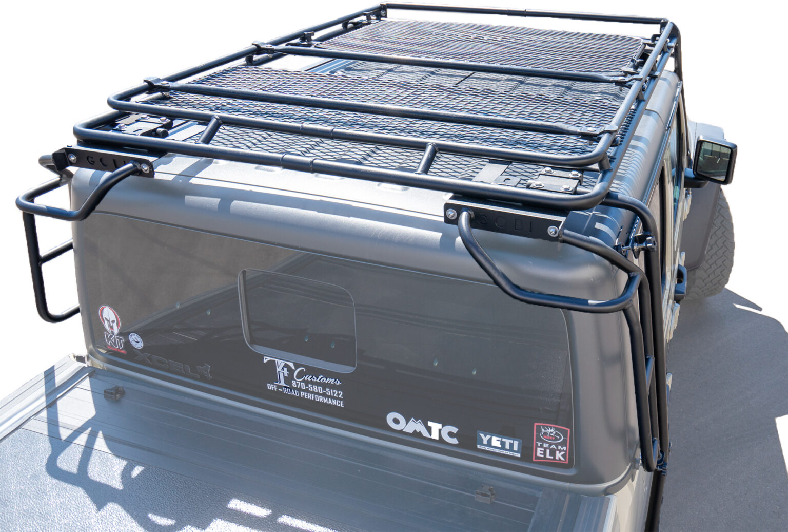 GOBI Jeep Gladiator Stealth Rack Lightbar Setup