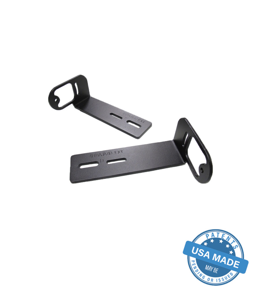 Rigid 40” SR Series (STEALTH) Light Brackets - GOBI Racks