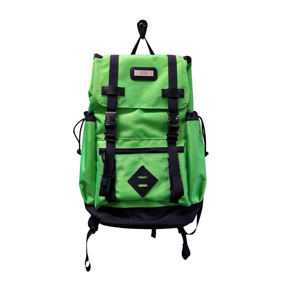 Getaway Backpack Olive Drab Green with Tan Webbing - GOBI Racks