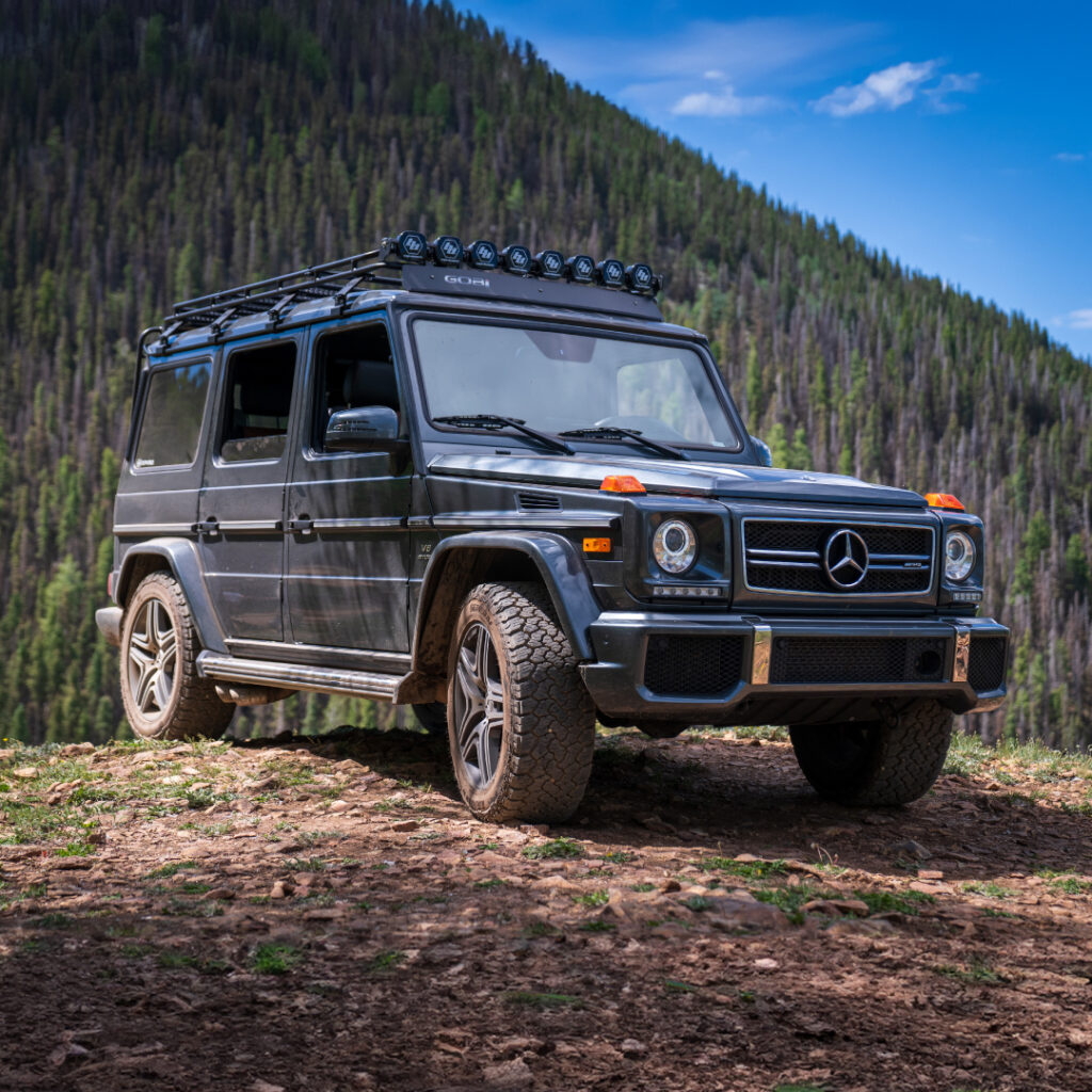 GOBI Mercedes G-Wagon Stealth Rack Multi-Light Setup With Sunroof